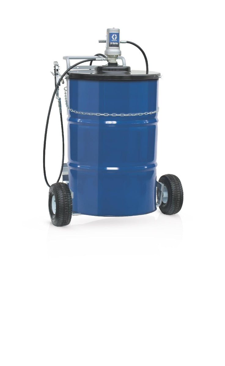 Graco LD Series 50:1 400 lb (180 kg) Grease Cart Mounted Pump Package