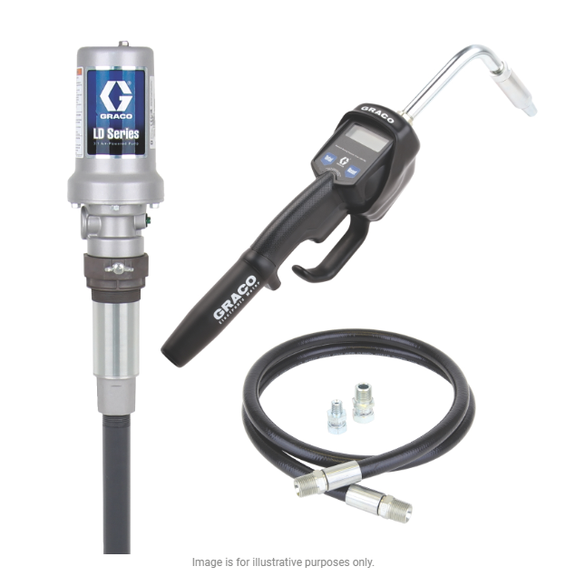 Graco 24H695 Ld Series 3:1 Wall Mount 275 Gallon (1040 Liter) Oil Pump
