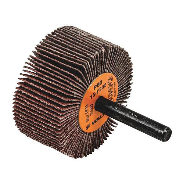 Walter Flap Wheel, 1/4" Shaft, 2"X1" 80Gr