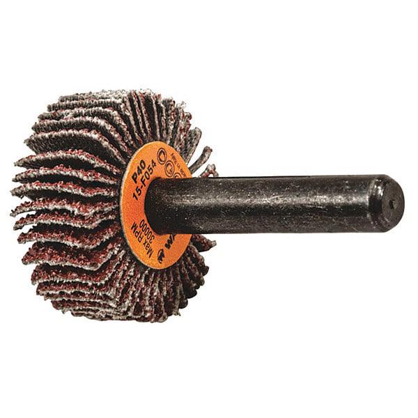 Walter Flap Wheel, 1/4" Shaft, 1"X3/8" 40GR