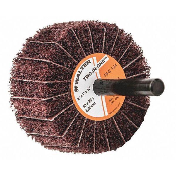 Walter Interleaf Flap Wheel, 2"X1"X1/4" Fine