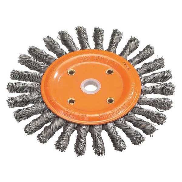 Walter Wire Wheel Brush Knot-Twist 8"X5/8"