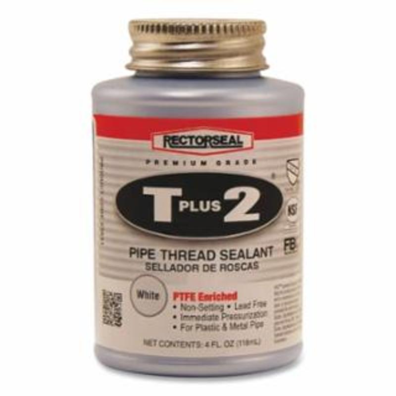 RECTORSEAL T Plus 2® Pipe Thread Sealant, 1/4 pt, Can