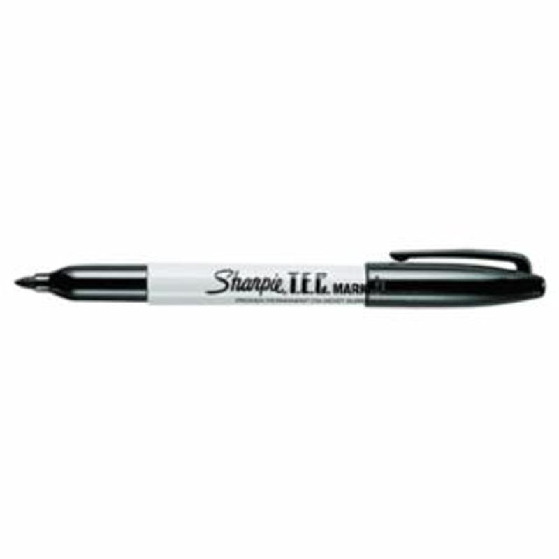 Sharpie Trace Element Certified Marker, Black, Fine Point Tip, 12 Coun