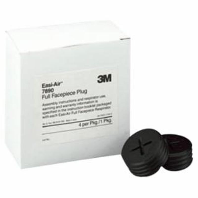 3M 7000 Series Facepiece Accessories, Full-Face Plug, Used With 7800S