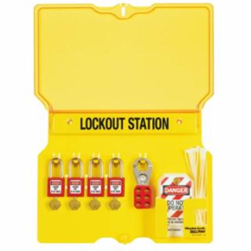 Master Lock Safety Series™ Lockout Stations with Key Registration Card