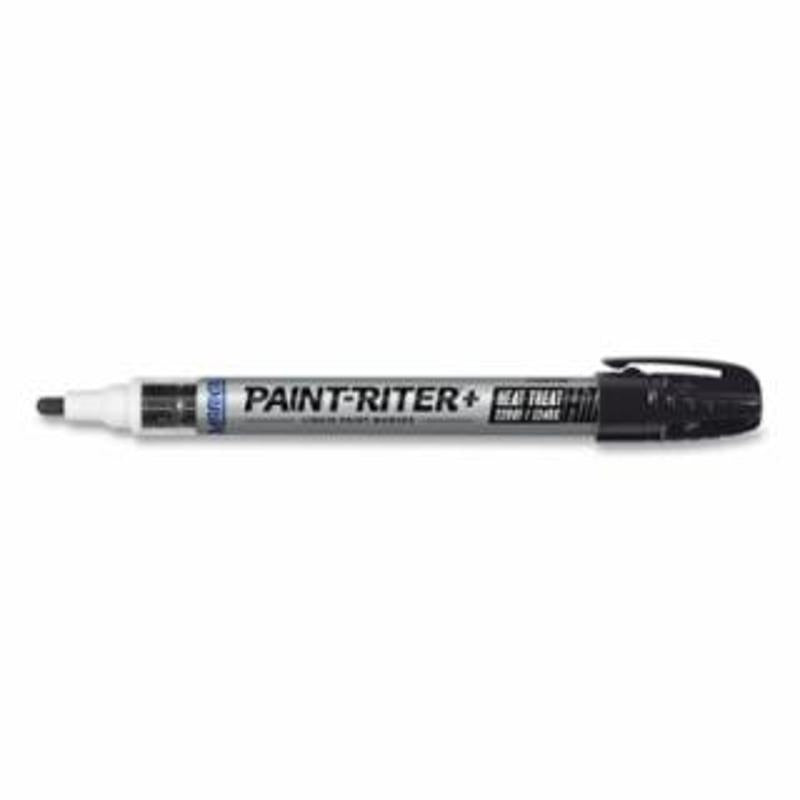Markal Paint-Riter®+ Heat Treat Liquid Paint Marker, Black, 1/8 in, Bu