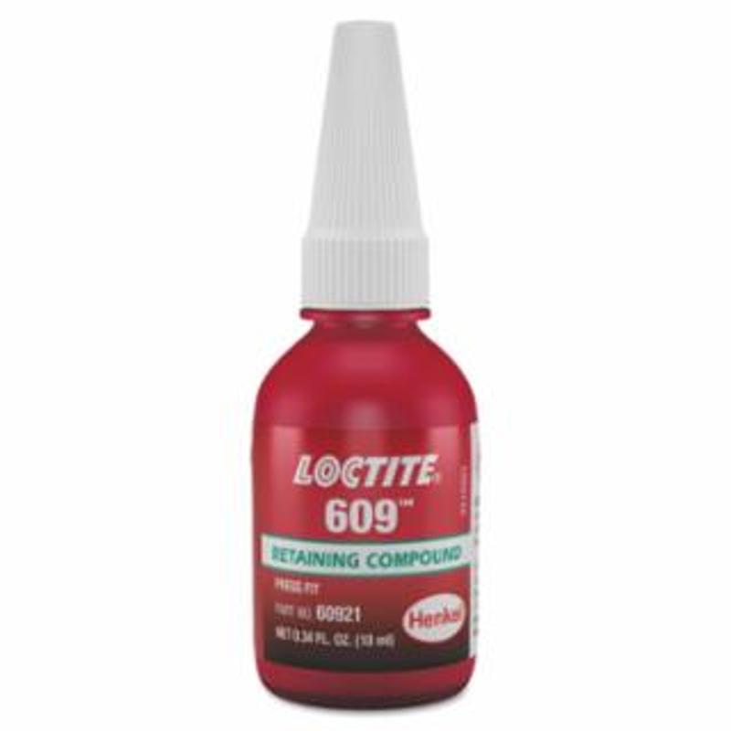 Loctite 609™ Retaining Compound General Purpose, 10 mL Bottle, Green,