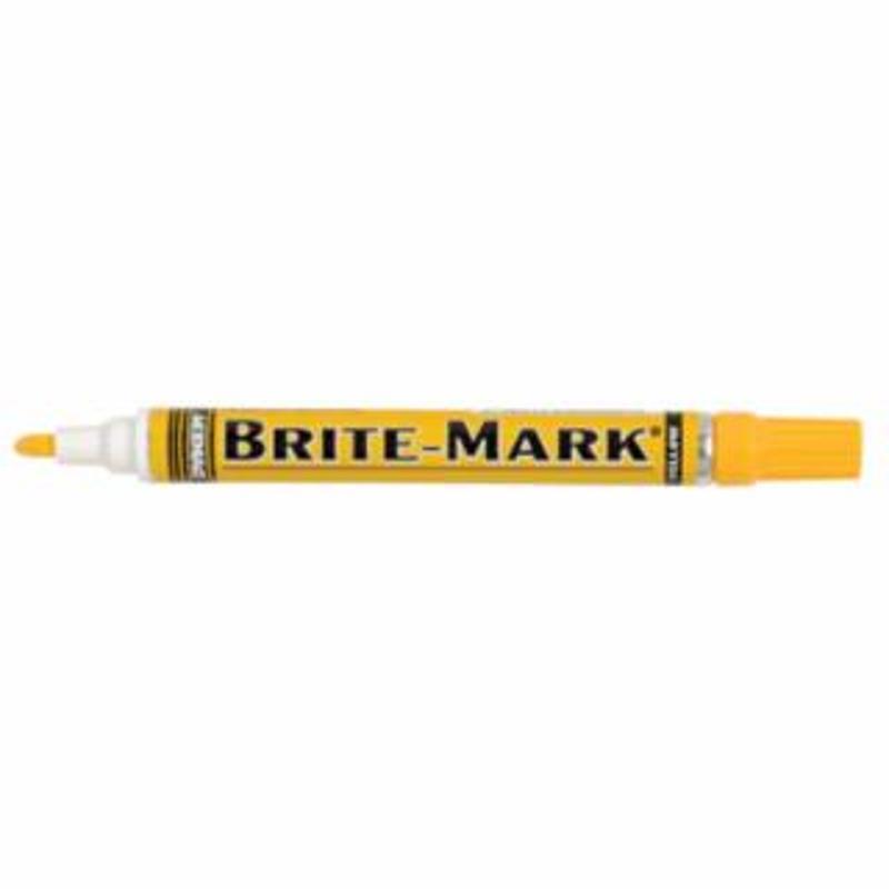 DYKEM BRITE-MARK® Medium Paint Marker, Yellow, Bullet 12 EA / BX