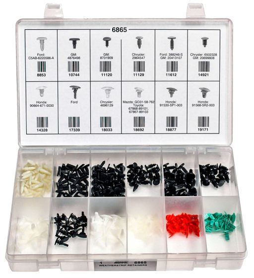 WEATHERSTRIP RETAINERS QUIK-SELECT KIT