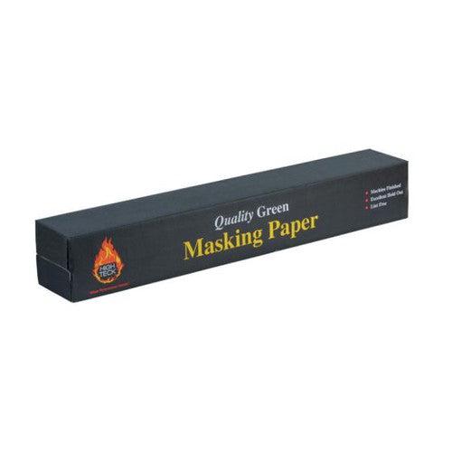 High Teck™ MP140G-12 Masking Paper, 12 in W x 400 ft L, Green, 35 lb B