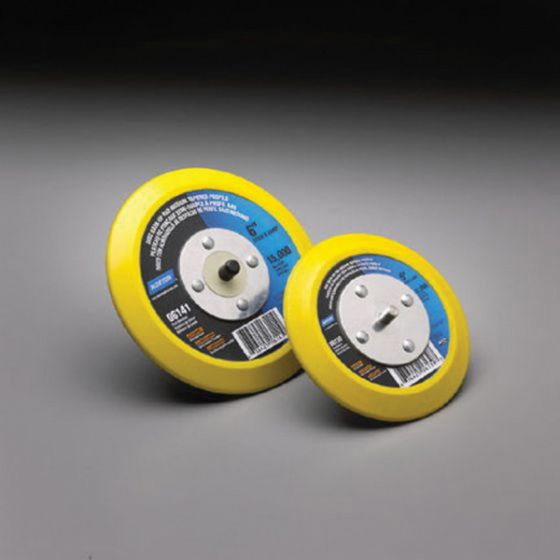 Norton® 06139 Tapered Edge Back-Up Pad, 5 in Dia, PSA Attachment