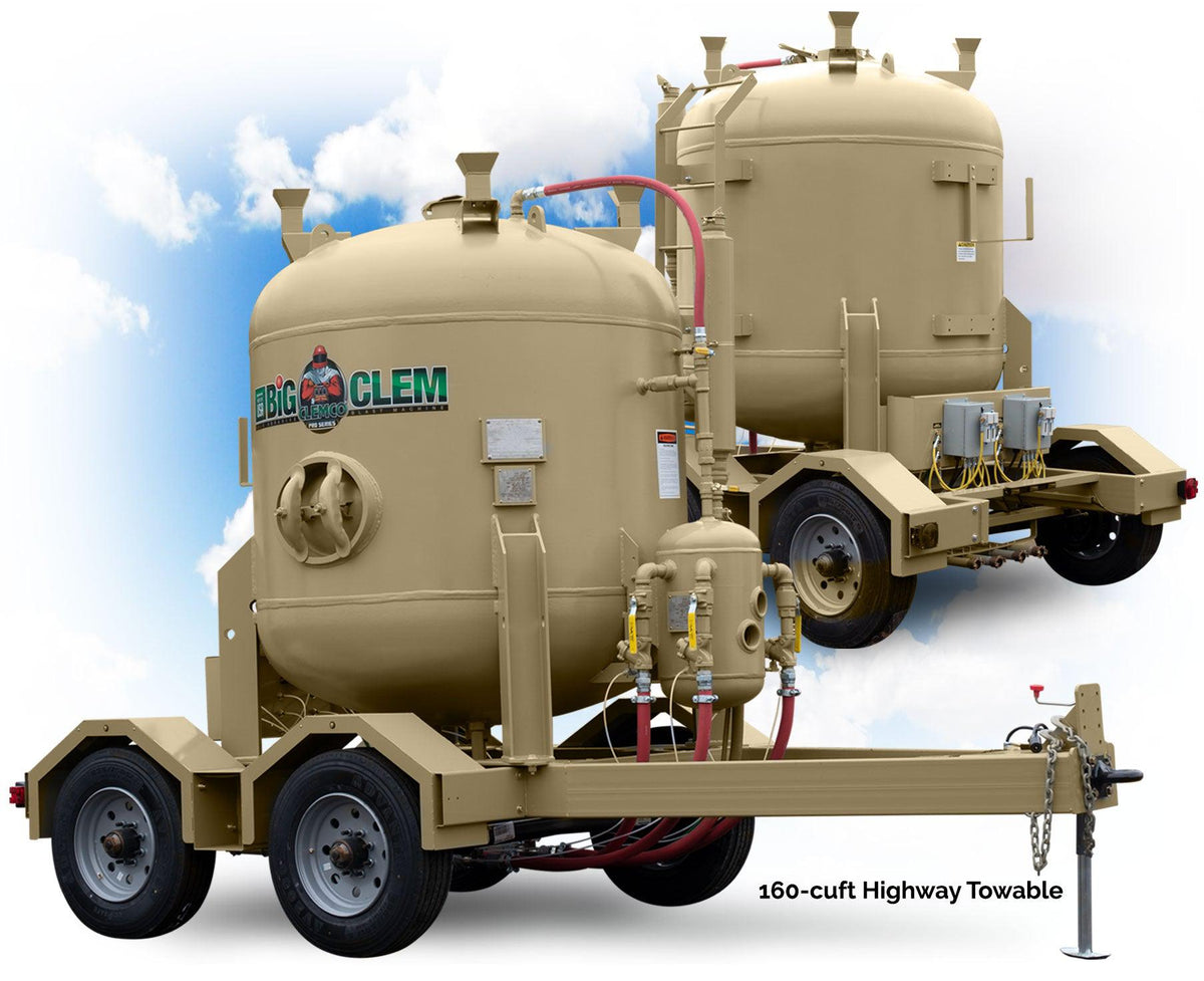 Clemco 30930 Pro-Series Big Clem Bulk Buster Blast Machine (160-cuft.,