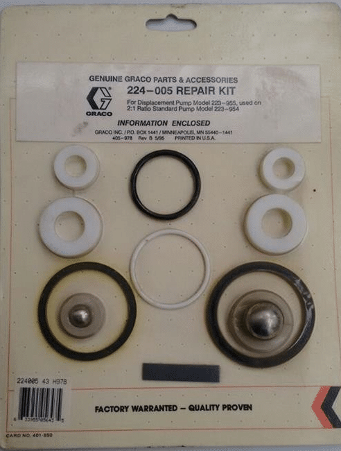 Graco 224005 Repair Kit with Teflon Cup Packings