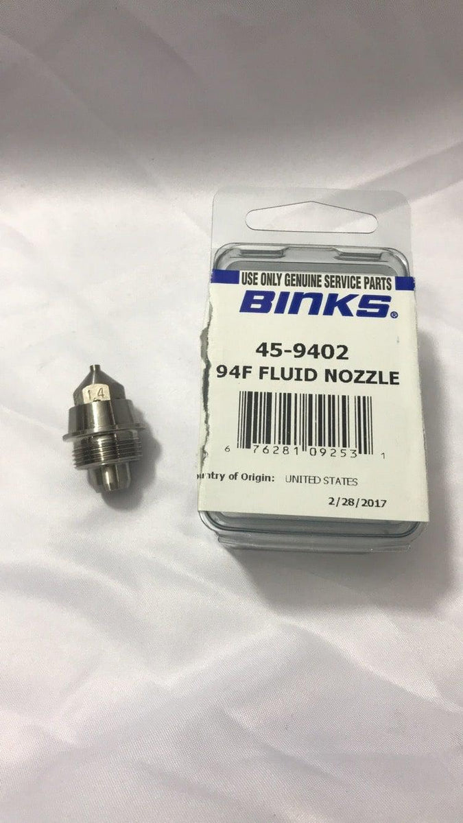 Binks 45-9402 94F Fluid Nozzle (1.4mm)
