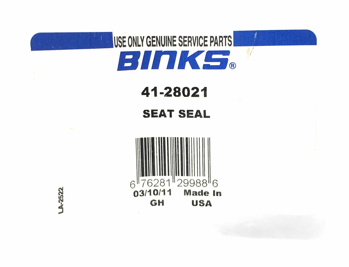 buy Binks 41-28021 Seat Seal Online | Pittsburgh Spray Equipment