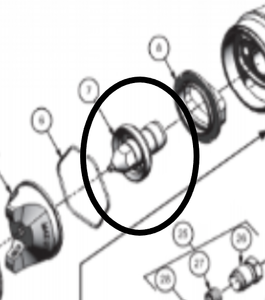 Binks 45-11050-85 Gun Nozzle .85MM - Stainless/Plastic - Pressure