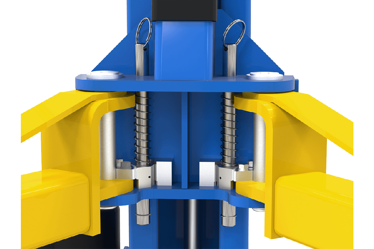 Dannmar D2-10A 10,000-lbs. Capacity Two-Post Lift / Asymmetric / Inclu