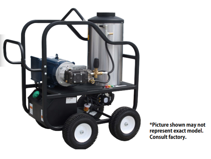 Pressure-Pro HOT Shot Series 3000 PSI @ 3.0 GPM 230V/1PH/26A 6.0HP AR