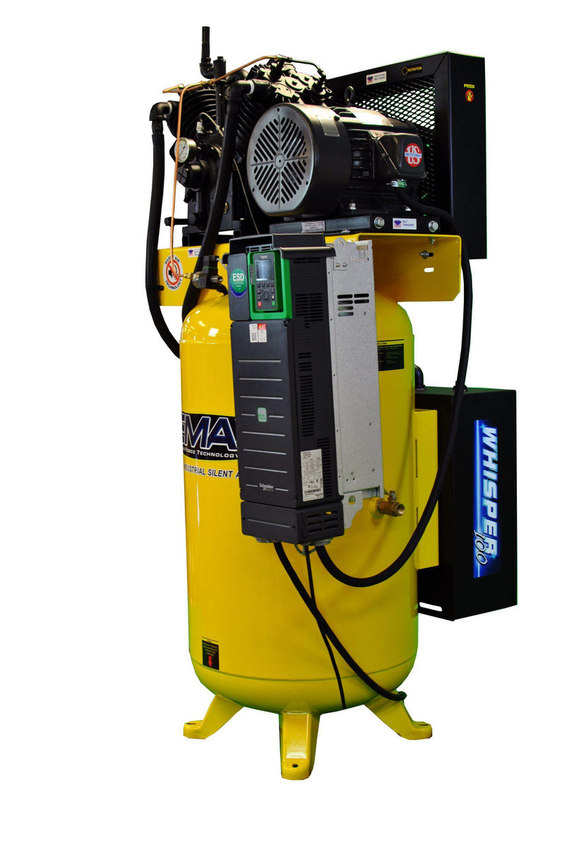 EMAX Industrial Plus Silent 10HP 80 gal. Variable Speed Three Phase 46